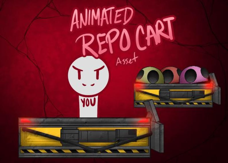 REPO CART Animated Asset - Vtuber Asset - Twitch - Stream - Discord ...