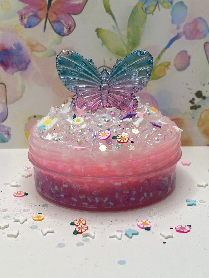 Enchanted Butterfly Slime 3 Oz. scented Slime, Diy Slime, Bingsu Jelly ...