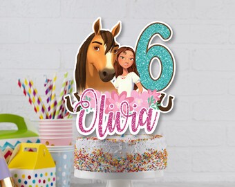 Spirit Riding Free Cake Topper / Spirit Riding Free - Etsy España
