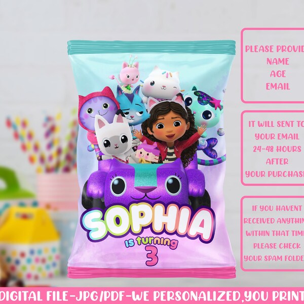 Gabby Dollhouse Chip Bag - Etsy