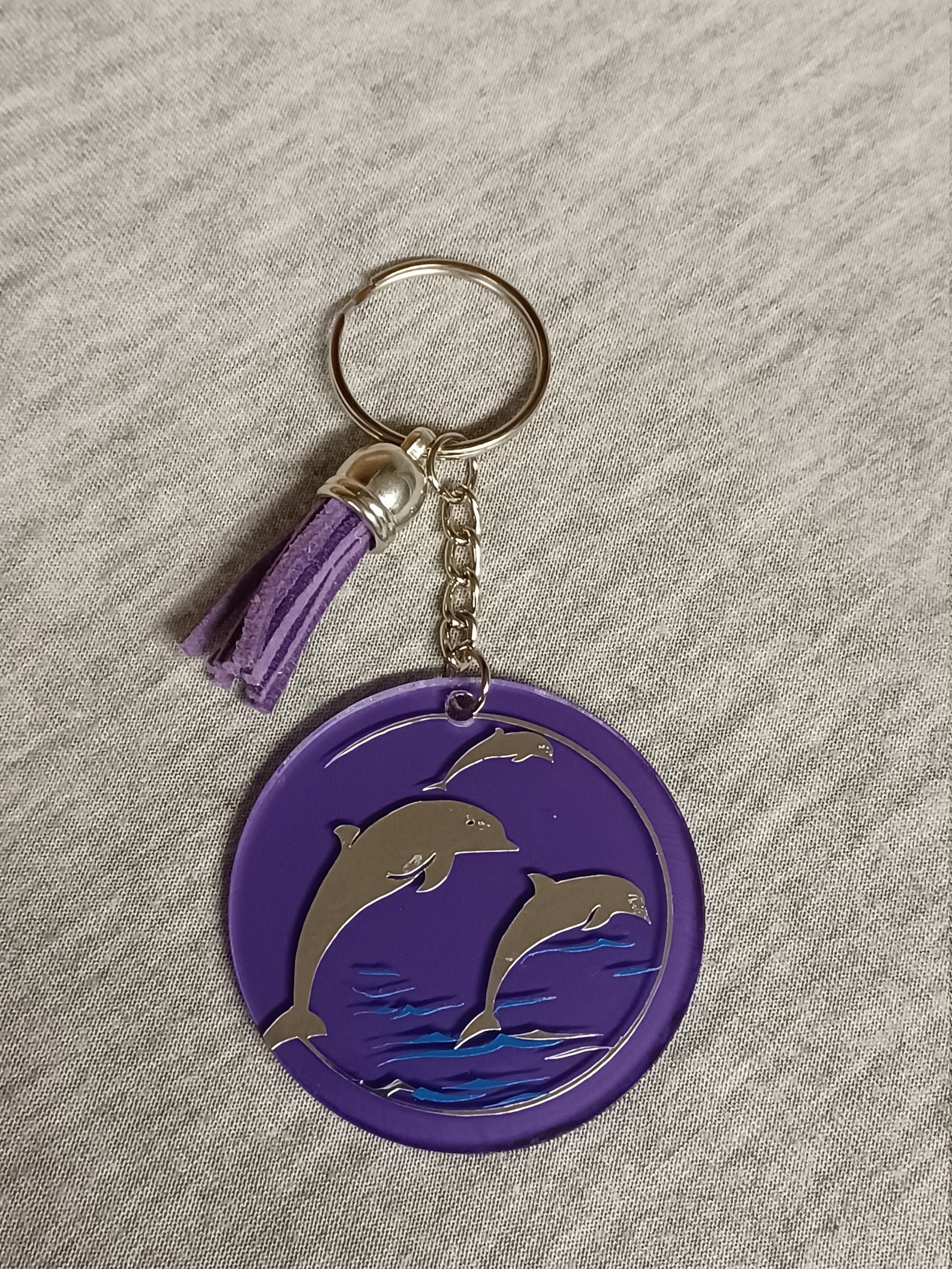 Dolphin Keychain - Etsy