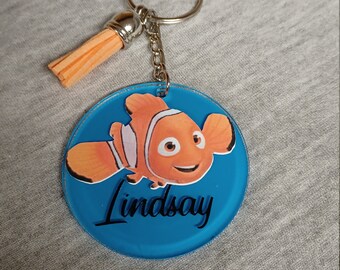 Finding Nemo Keychain - Etsy