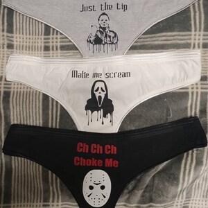 Horror Themed Women's Underwear - Etsy