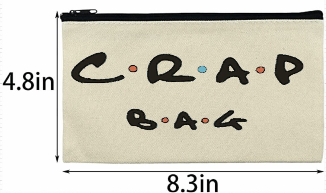 Crap Bag (friends Themed) - Etsy