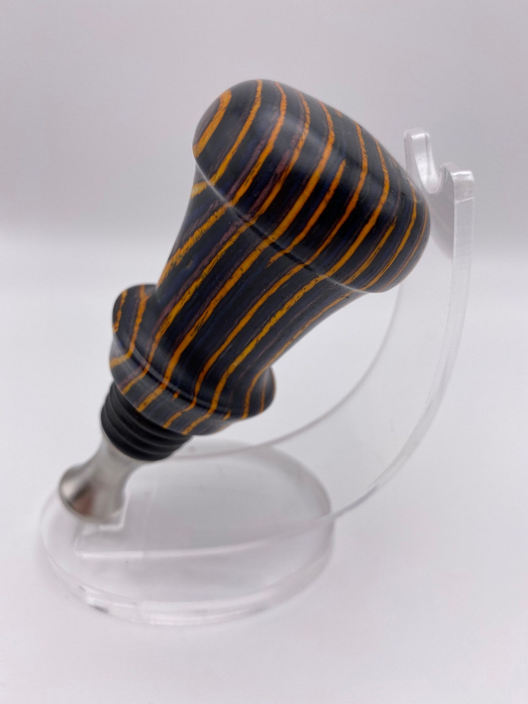 Hand-turned Laminated Wood Wiskey Bottle Stopper - Etsy