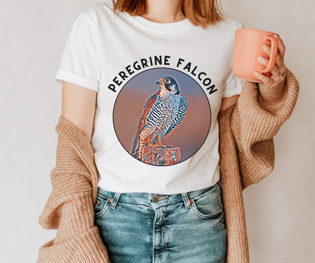 Peregrine Falcon Shirt Falcon Tshirt Birdwatching T-shirts for Dad ...