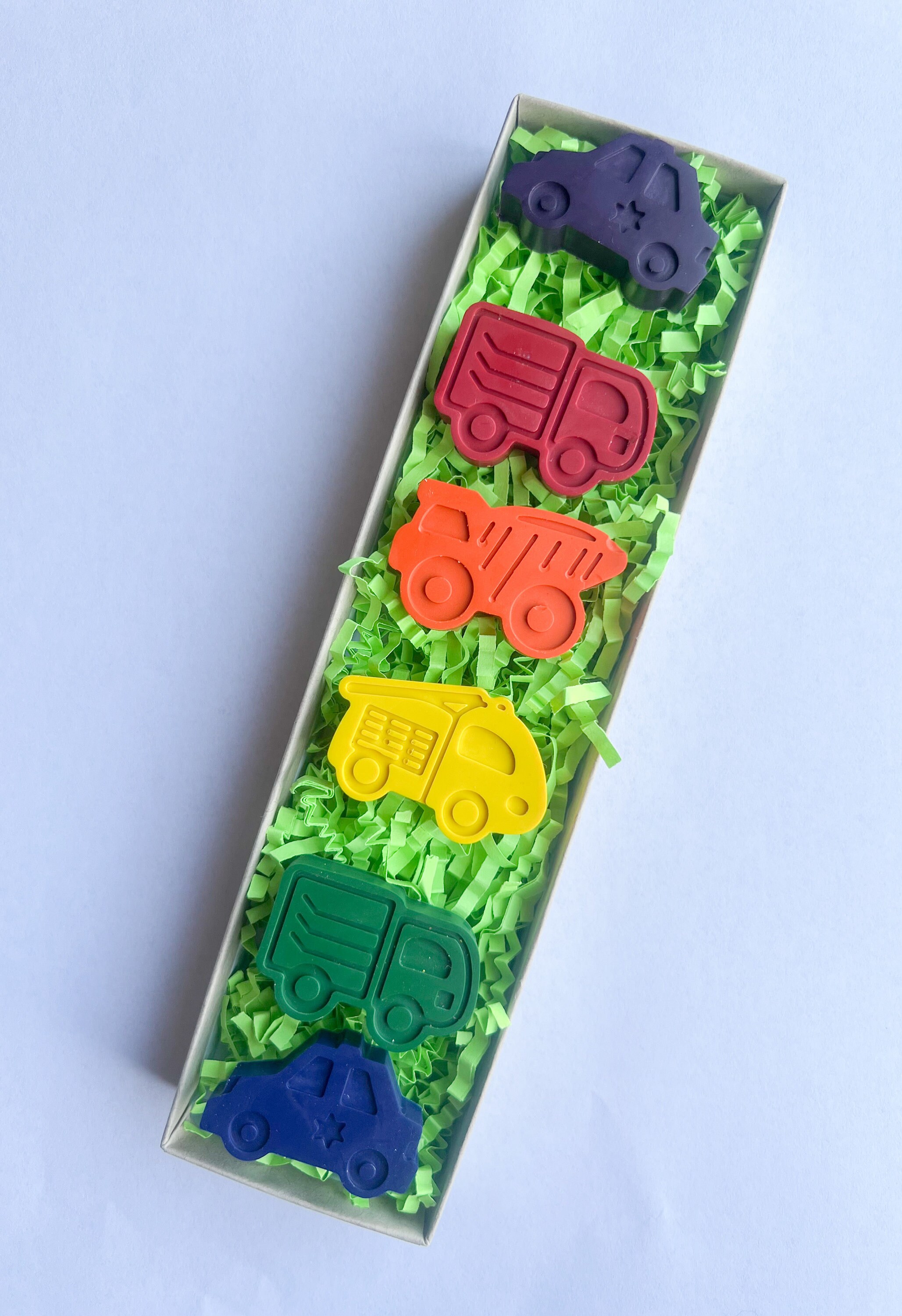 READY TO SHIP | Police Car Crayons | Truck Crayons | Kids Gift ...