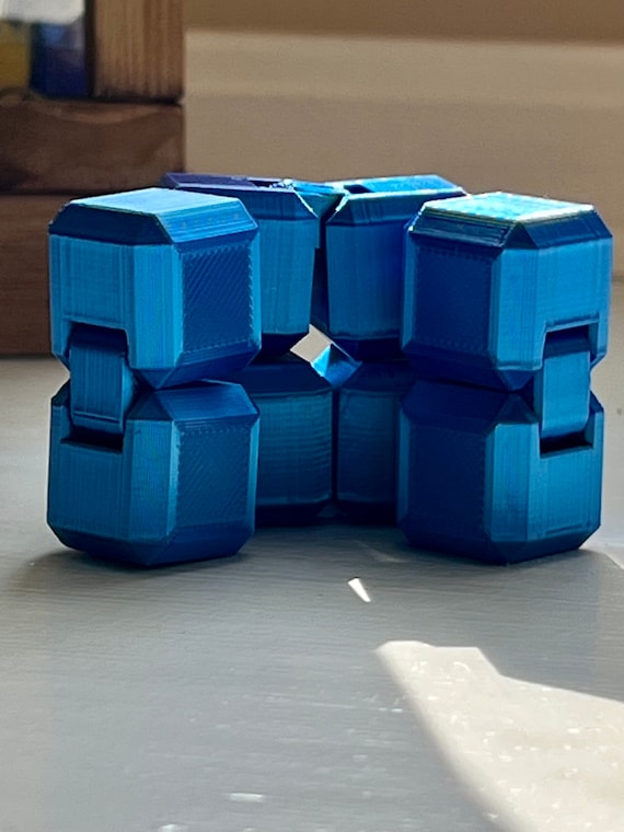 3D Printed Infinity Cube | Etsy