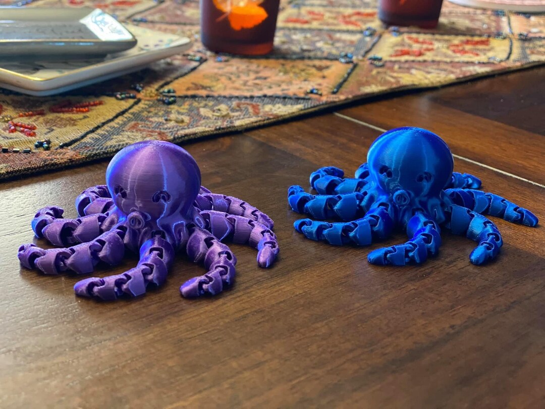 3D Printed Octopus - Etsy