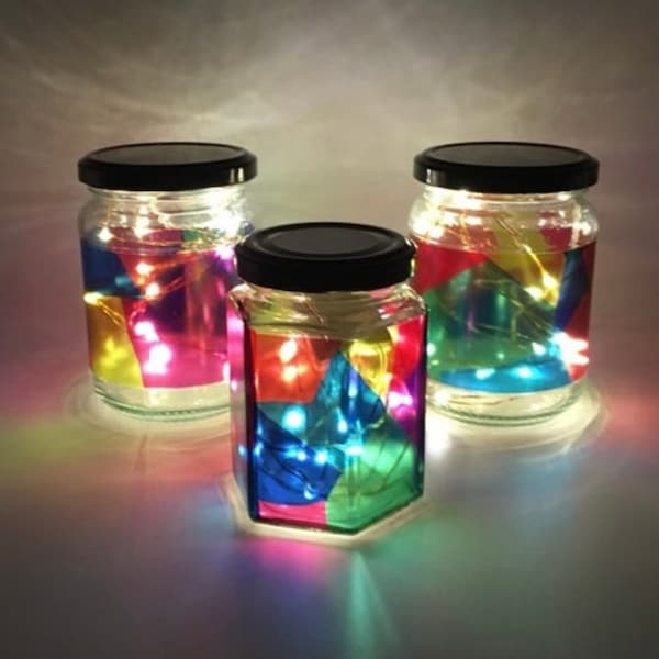 Mason Jar Lamp - Etsy UK