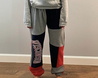 Custom Patchwork Sweatpants - Etsy