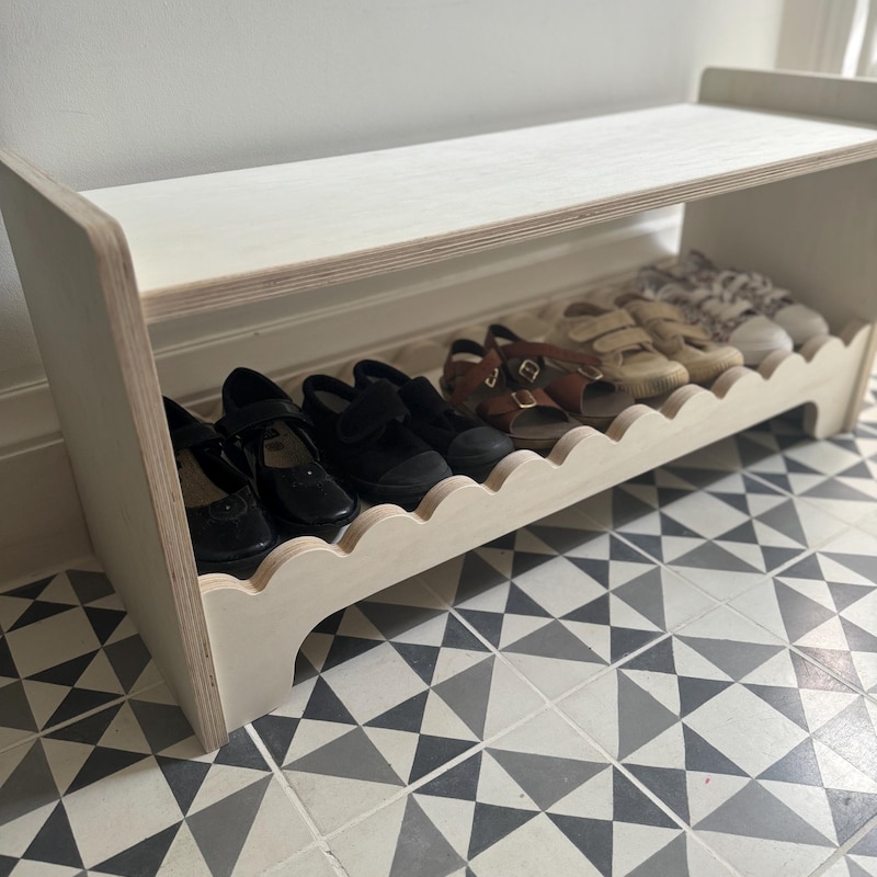 Scandi Bench Storage - Etsy