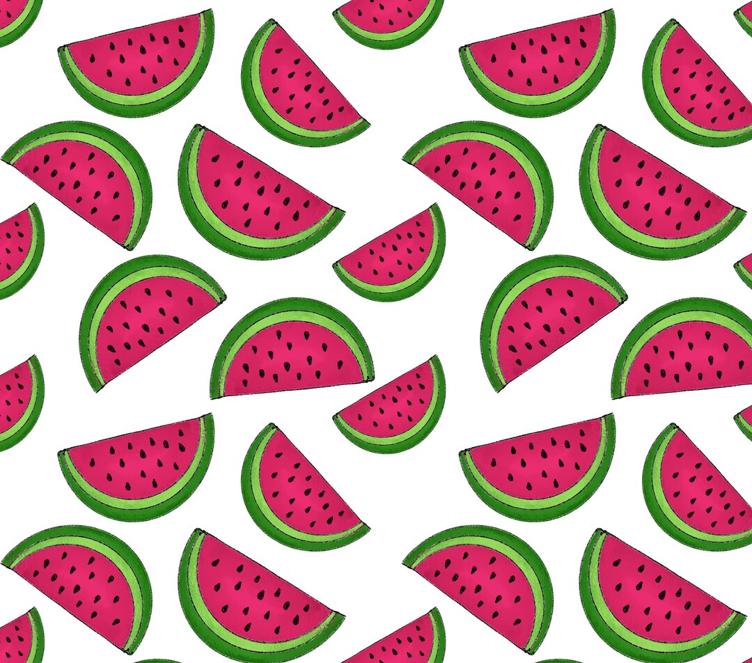 Summer Watermelon Digital Tumbler Design - Etsy