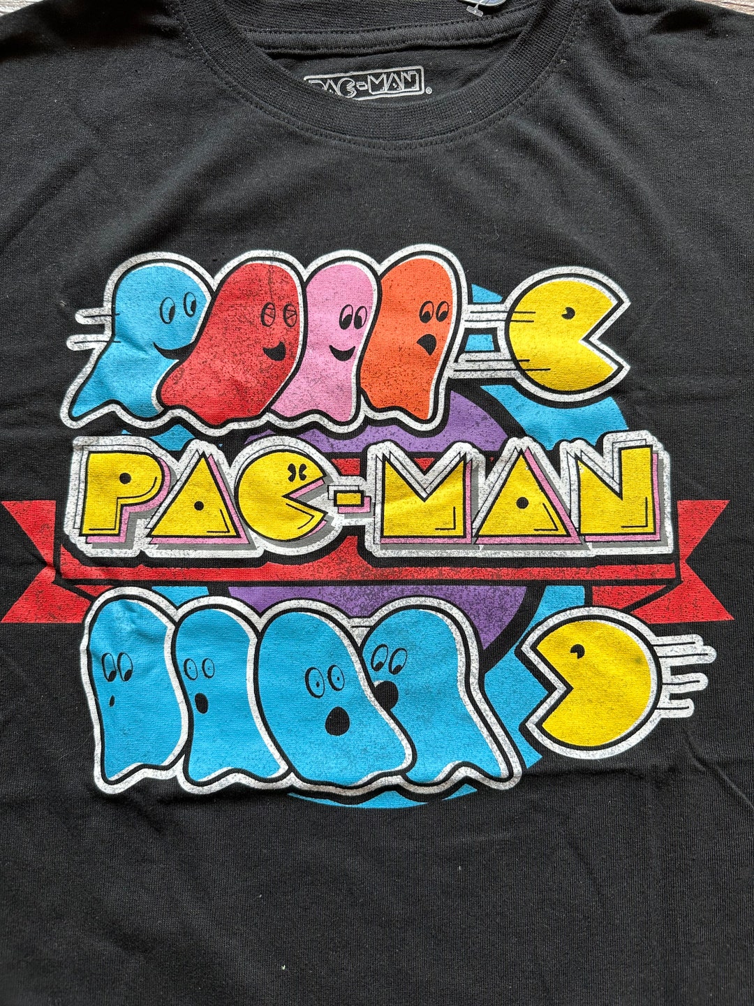 Pac-man Vintage Style Graphic T-shirt! - Etsy