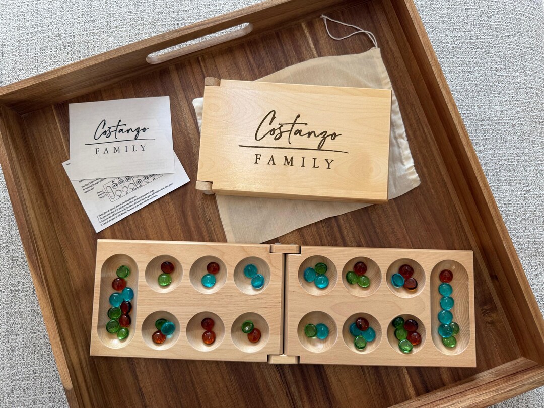 Custom Wood Mancala Game - Etsy