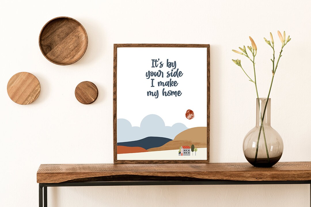 It's by Your Side, Inspirational Art Print - Etsy