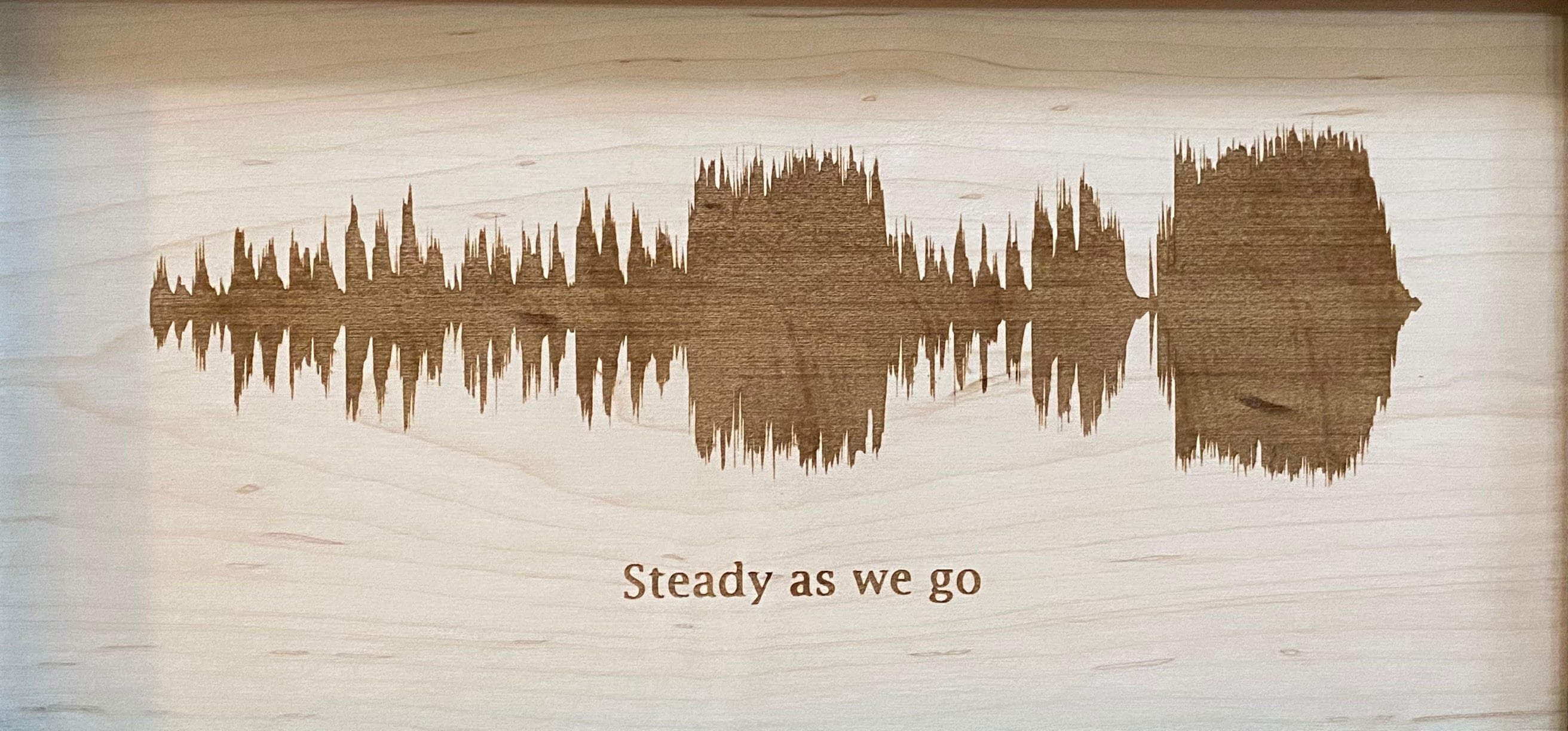 Build Your Own, Custom Wood Framed Sound Wave Art - Etsy