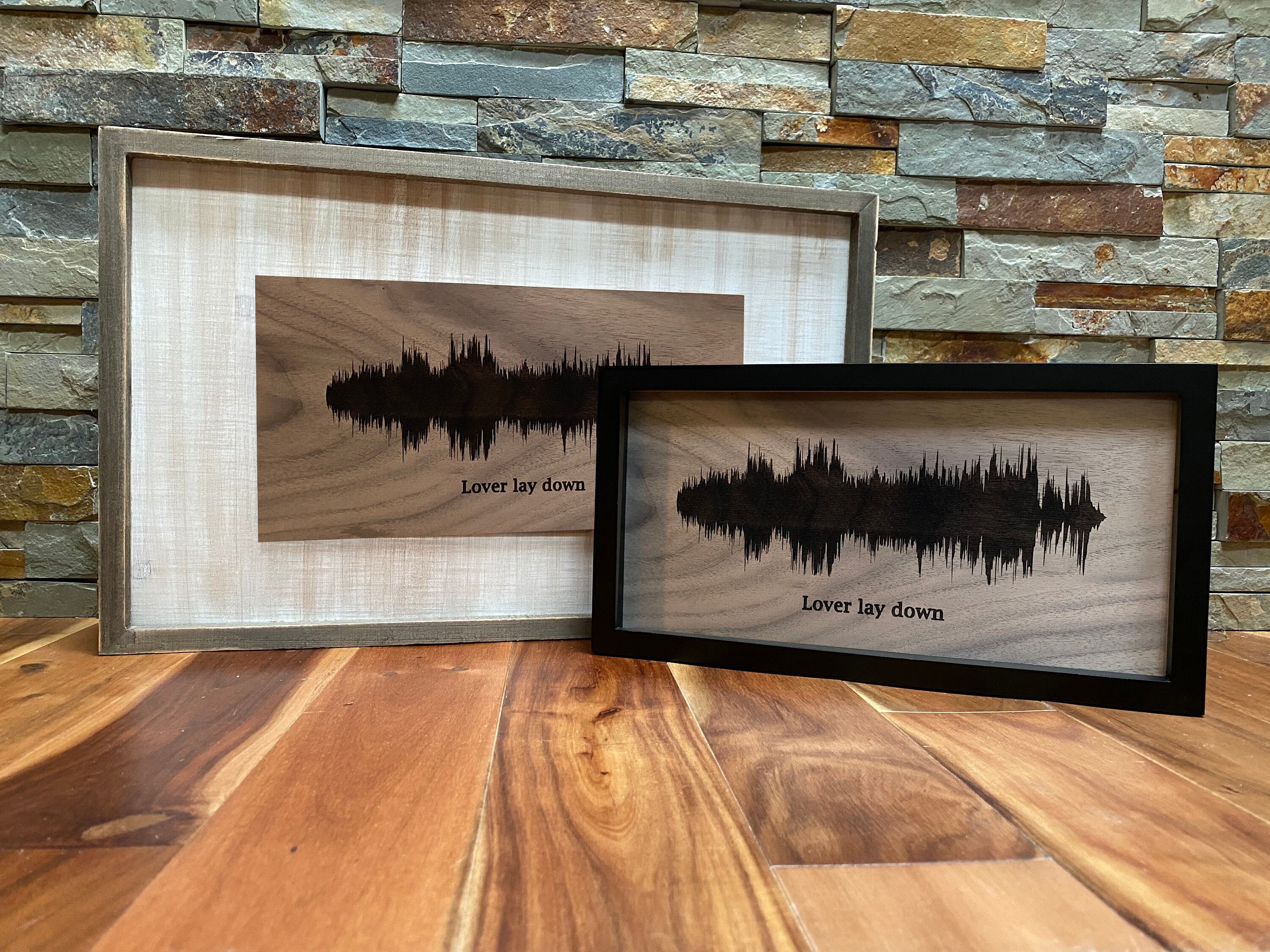 Build Your Own, Custom Wood Framed Sound Wave Art - Etsy