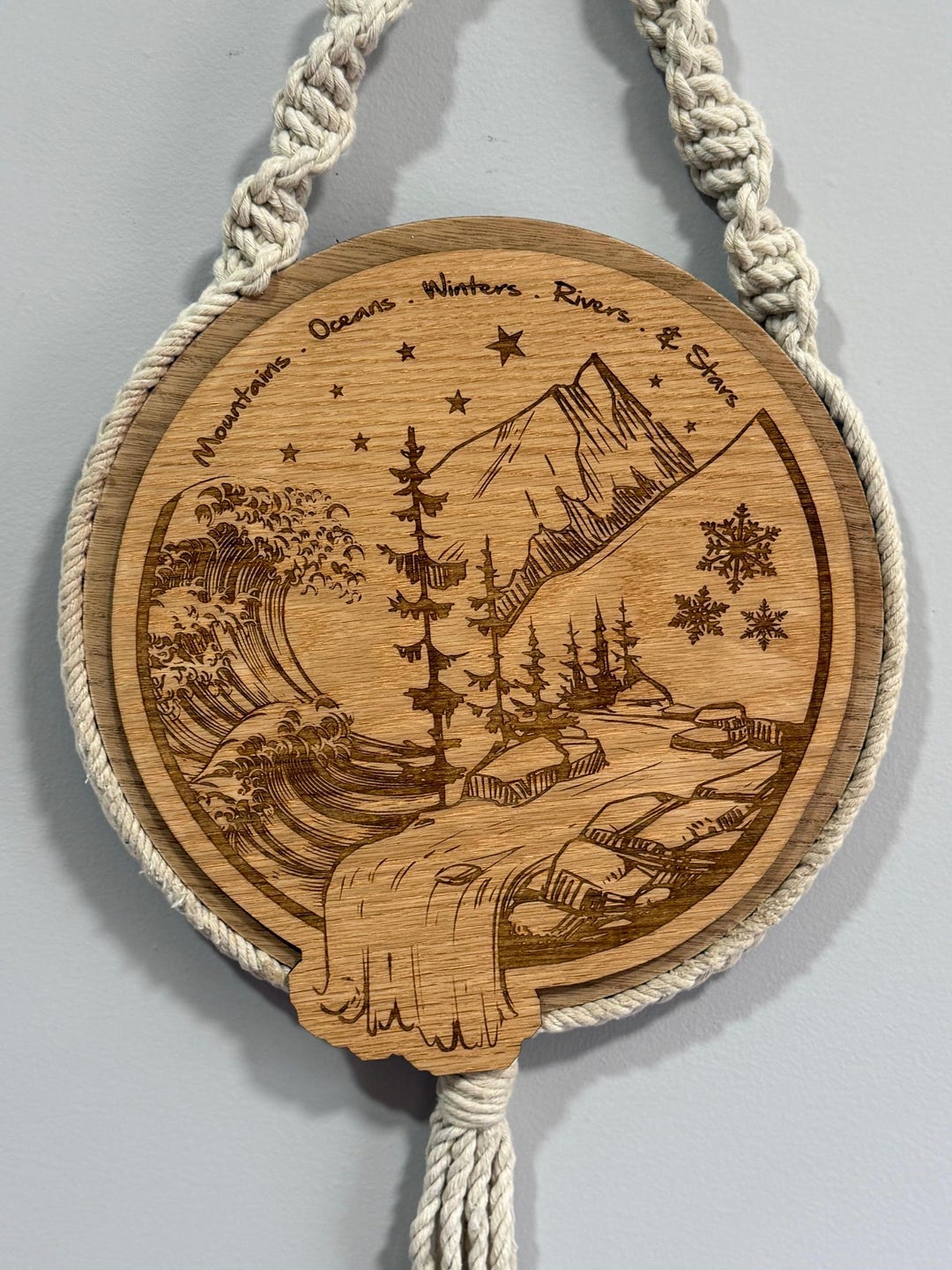 Braided Cord Hanger Art - Etsy