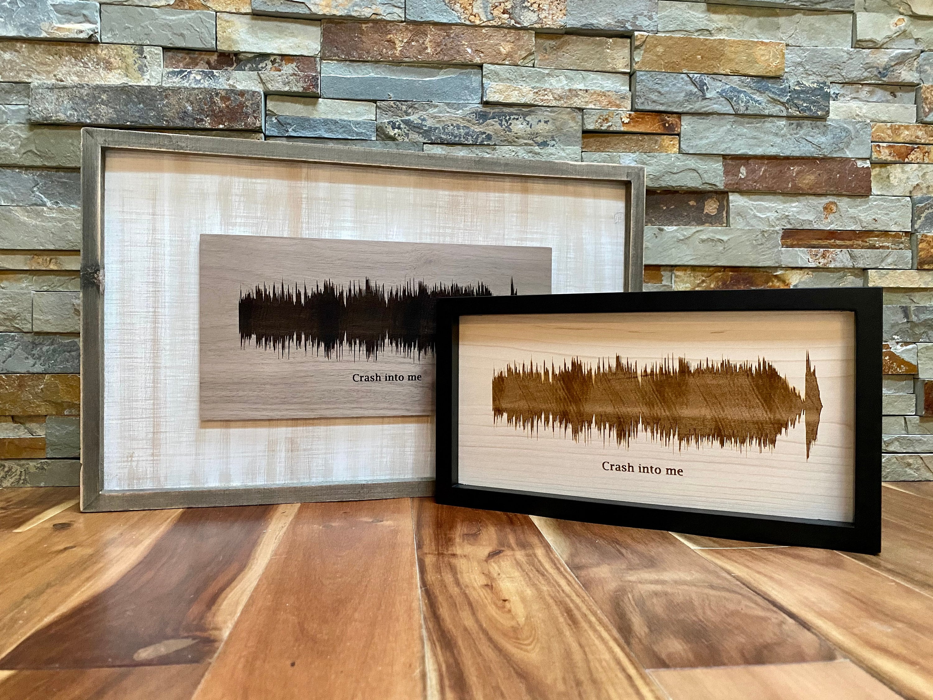 Build Your Own, Custom Wood Framed Sound Wave Art - Etsy