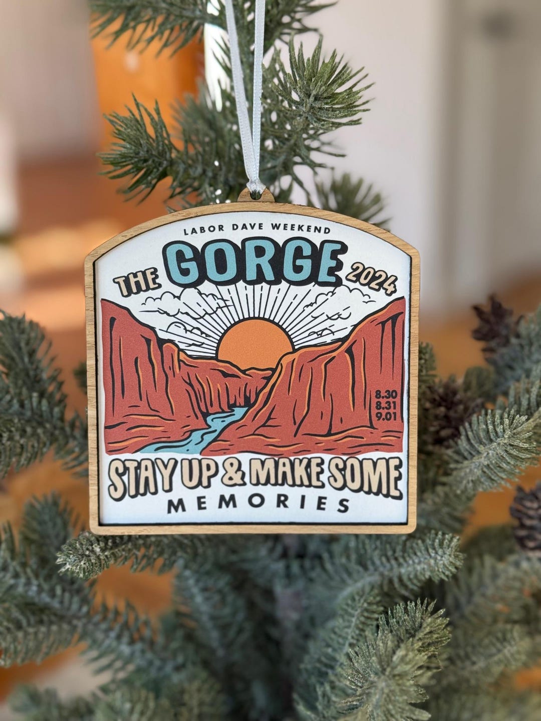 Labor Dave Weekend the Gorge 2024 Wood Ornament - Etsy