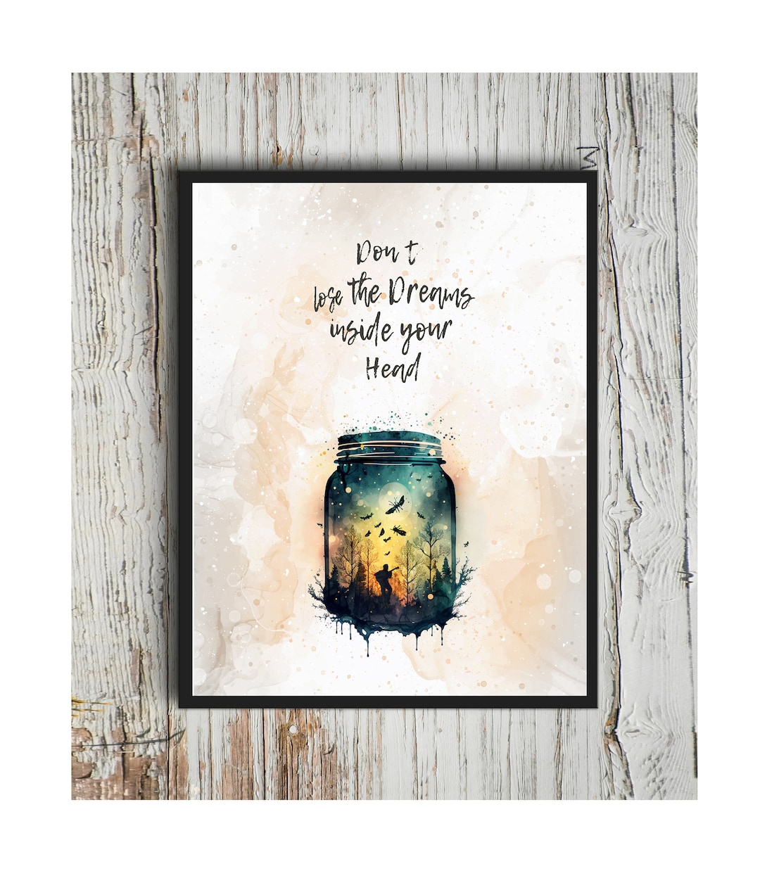 Don't Lose the Dreams, Inspirational Art Print - Etsy