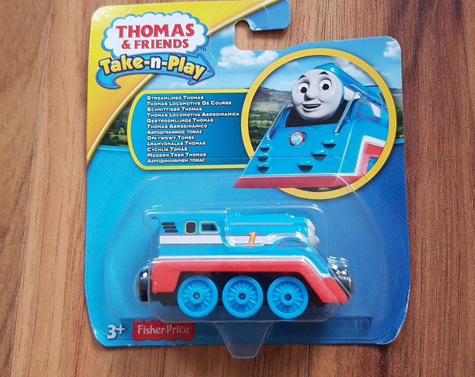 Thomas & Friends Diecast Streamlined Thomas Take-n-play Train Tank New ...
