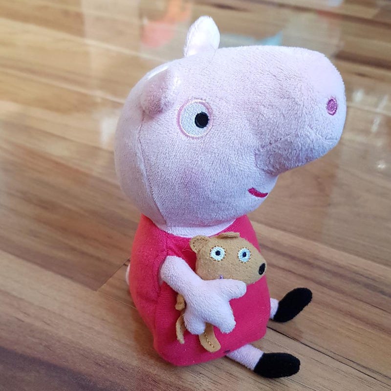 Peppa Pigs Teddy Bear - Etsy