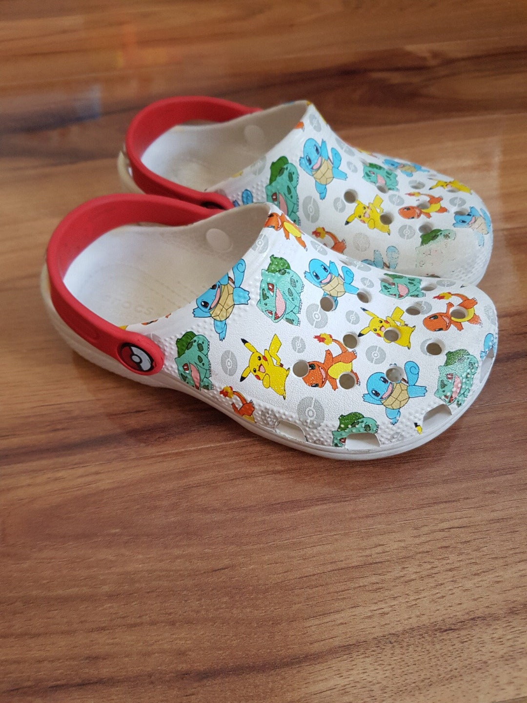 Limited Edition Pokemon Crocs 13 C EU 30-31 Classic Clog Kids Children ...