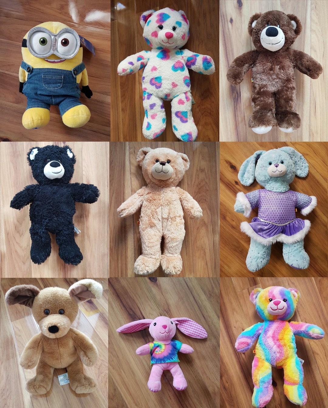 BAB Build A Bear Workshop Stuffed Plush Minion Bob Despicable Me Disney ...