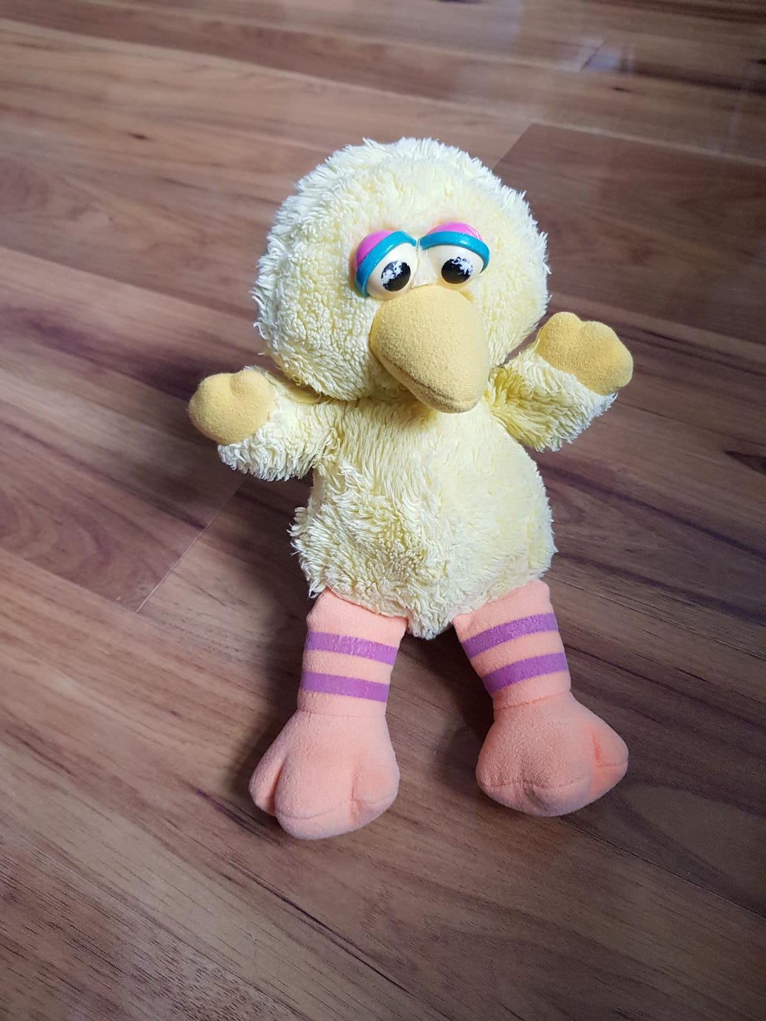 Baby Big Bird the Sesame Street Plush Hasbro Softies Playskool Vintage ...