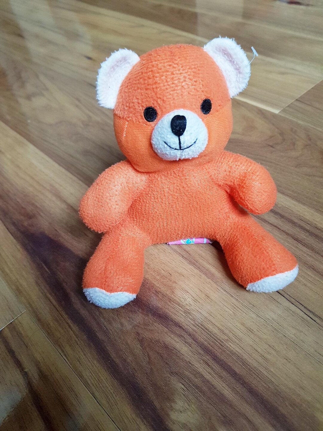 PMS Character Co Orange Teddy Bear Vintage Plush Soft Toy Stuffed Very ...
