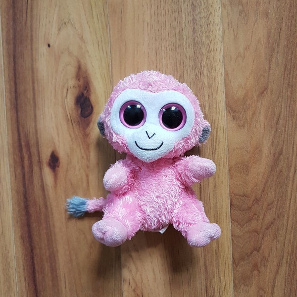 Pink Plush Monkey - Etsy