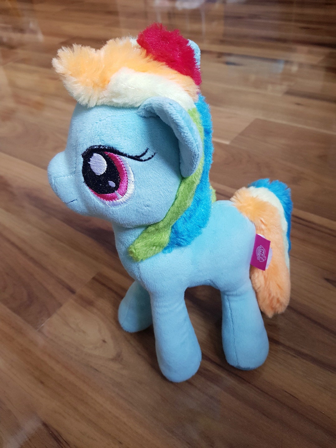 Rainbow Dash My Little Pony Plush Toy Soft Animal Figure Famosa Softies ...