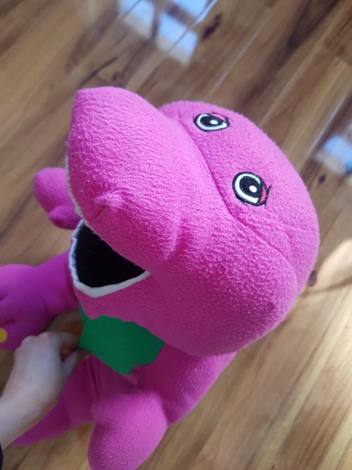 Large Barney the Purple Dinosaur Plush Jumbo Size Huge Lyons ...