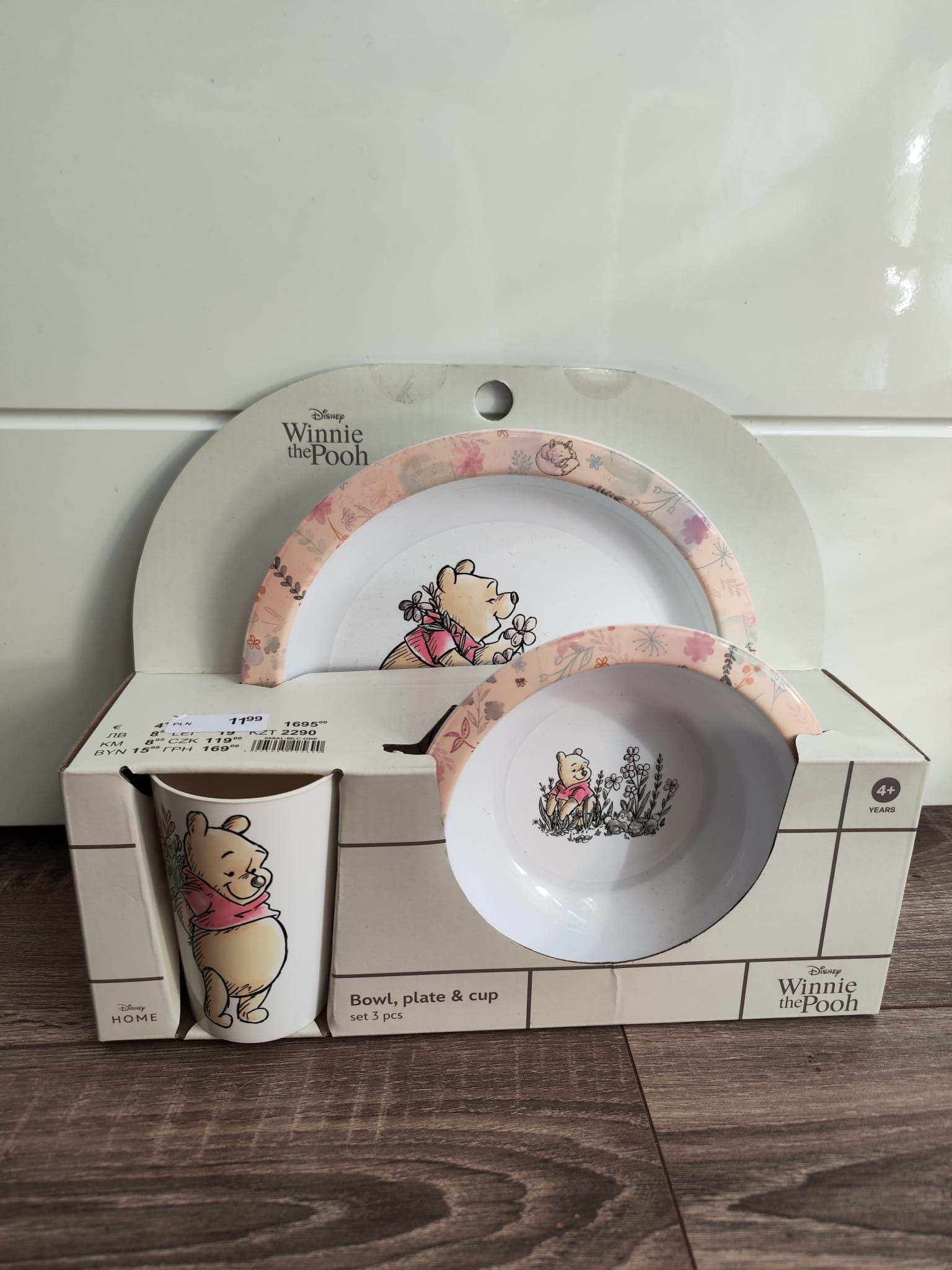 Kids' Dinnerware Set Winnie the Pooh Disney Sinsay Cup Plate Bowl for ...