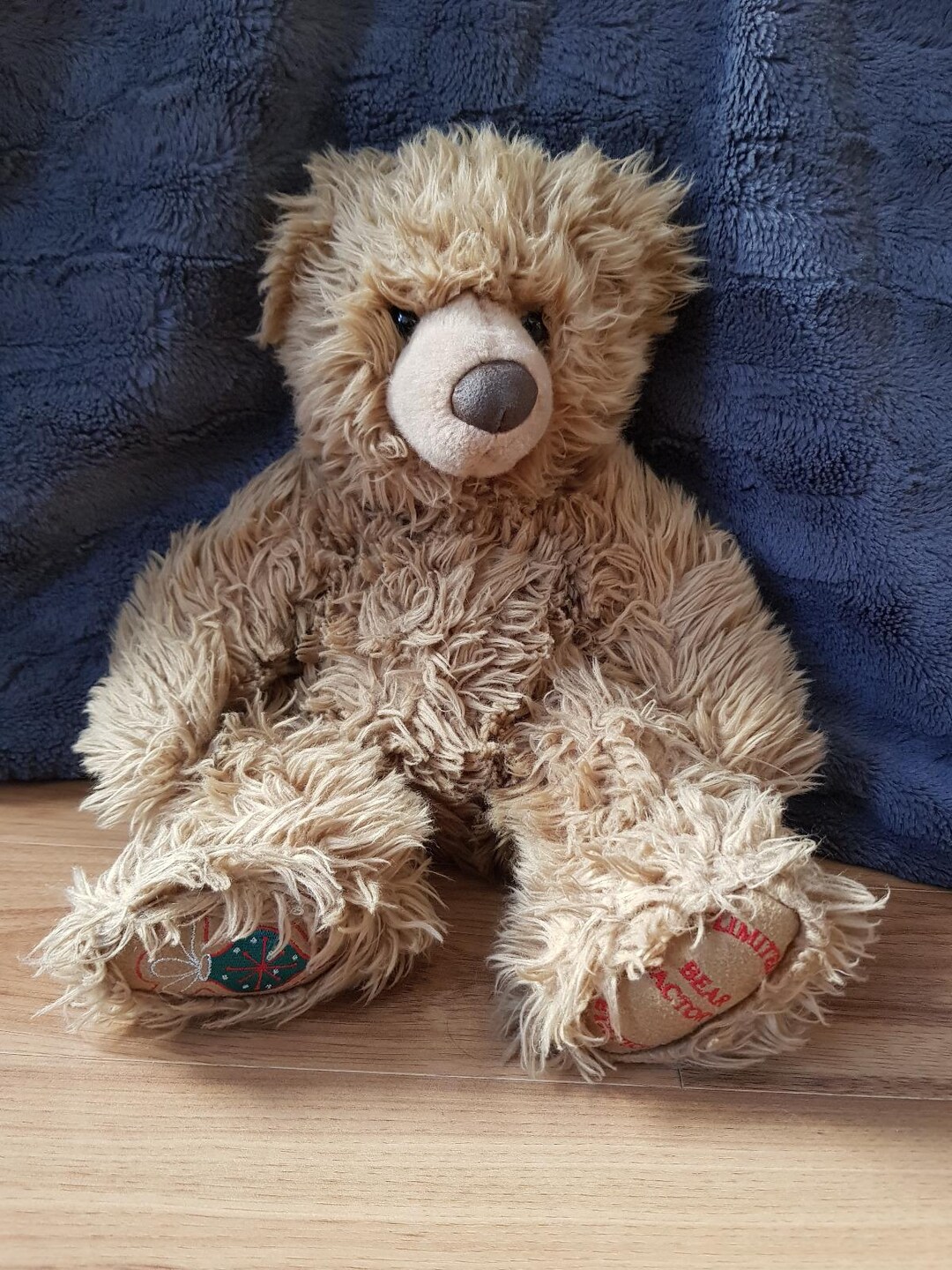 Bear Factory Limited Edition Christmas Plush Teddy Bear Rare Brown ...