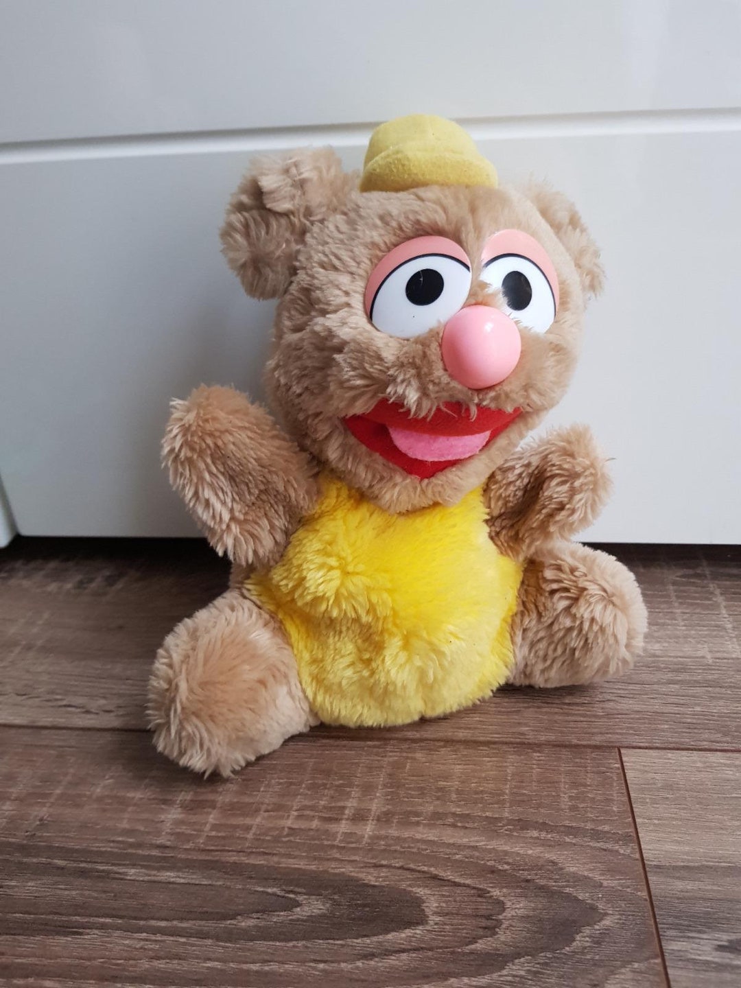 Disney Jim Henson Vintage Baby Fozzie the Bear Push Hand Puppet the ...