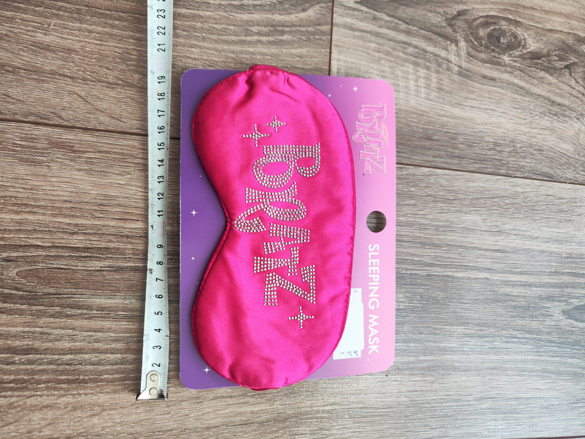 Bratz Hot Pink Satin Eye Mask Sleeping Mask Travel Mask Sleep Mask ...