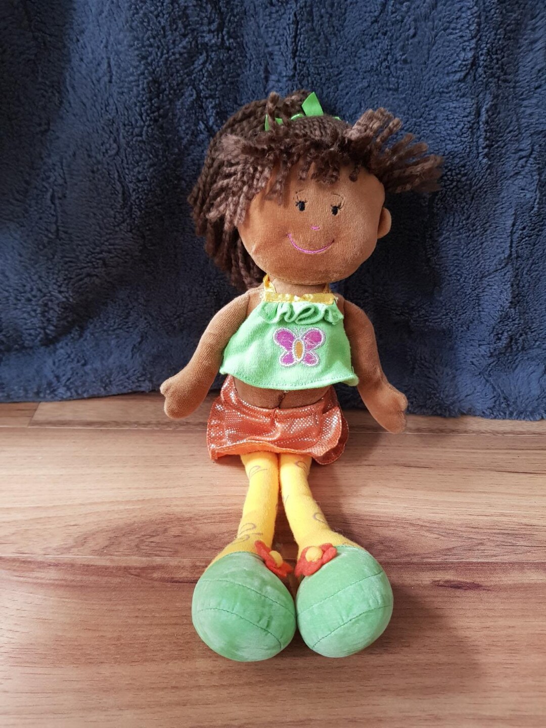 Princess Pals Kayla Russ Berrie Plush Doll African American Girl Very ...