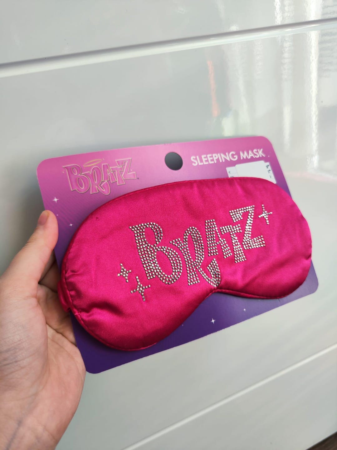 Bratz Hot Pink Satin Eye Mask Sleeping Mask Travel Mask Sleep Mask ...