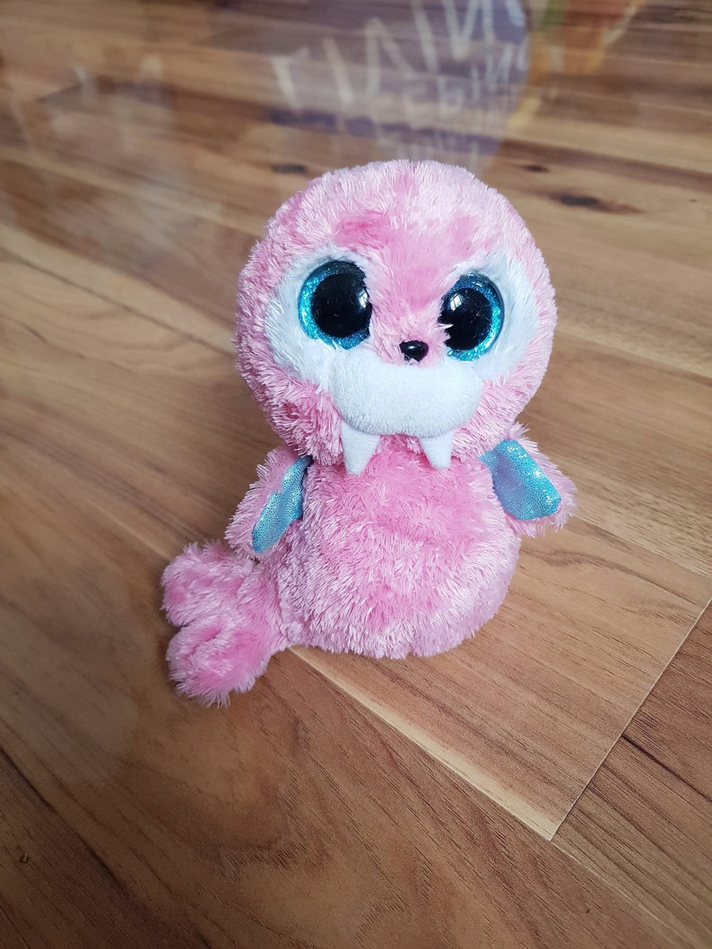 Ty Beanie Boo Tusk the Pink Walrus Plush Soft Toy 2015 Beanie - Etsy