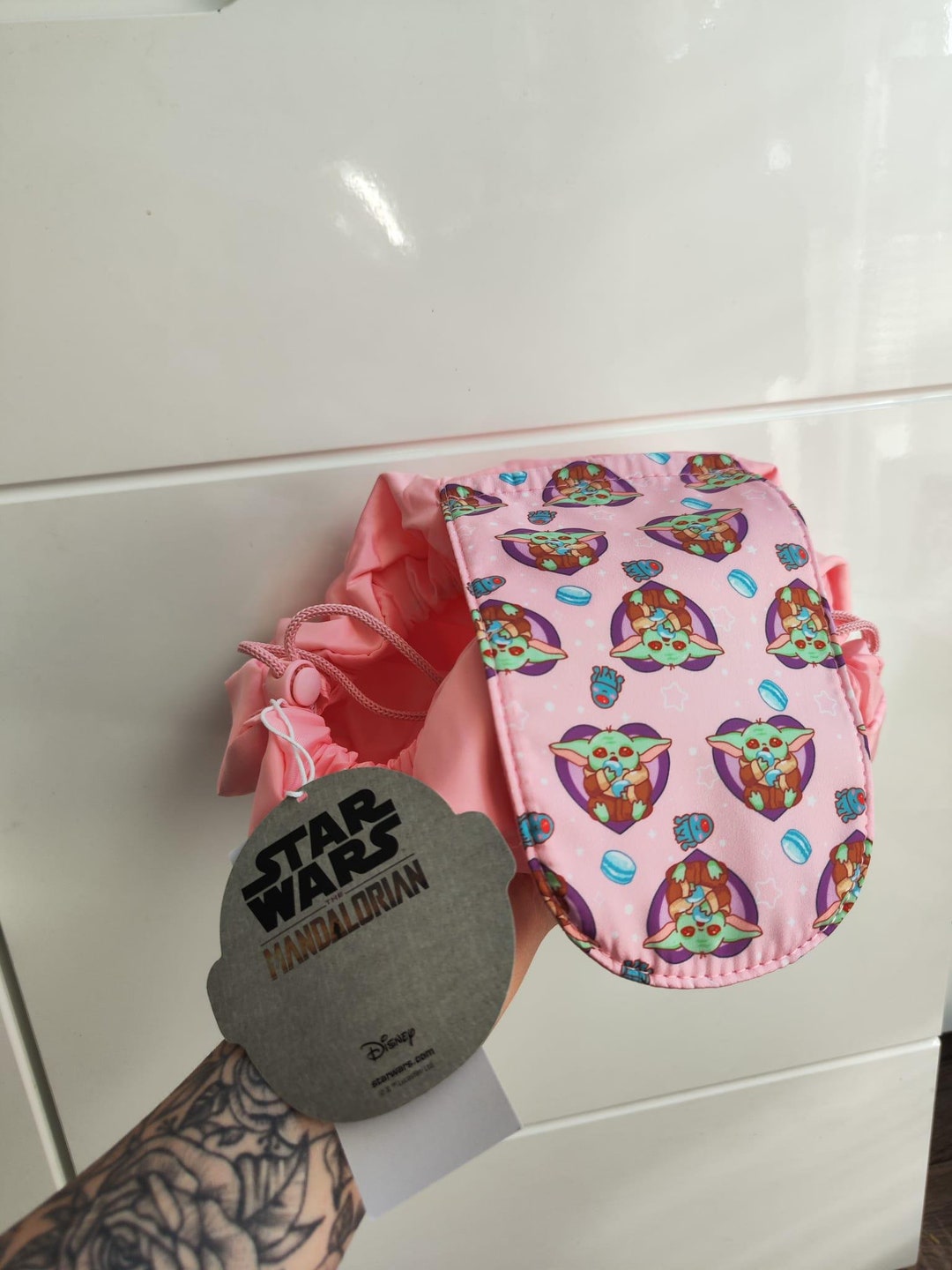 Disney Star Wars Baby Yoda Makeup Bag Grogu Mandalorian Cosmetic Bag ...