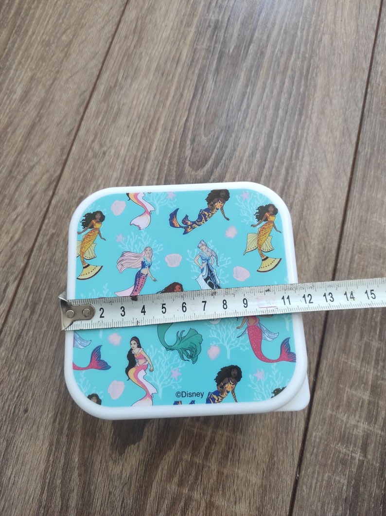 Disney the Little Mermaid Live Action Lunch Snack Container Set of 3 ...
