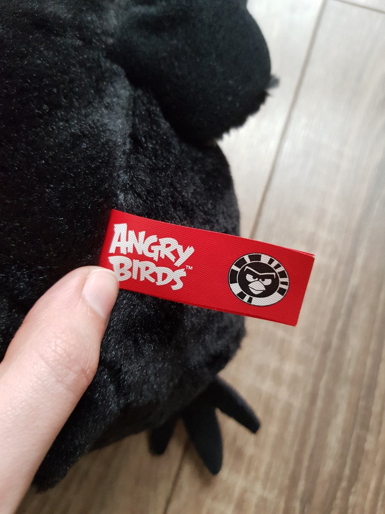Angry Birds Movie Bomb Black Bird Plush Soft Toy Rovio TCC Global ...
