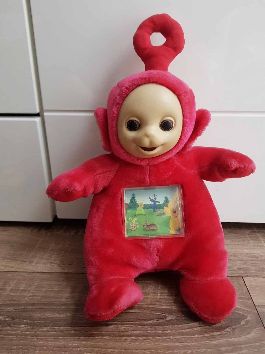Red Teletubby Po Plush Tomy Teletubbies Light and Sound Plays the ...