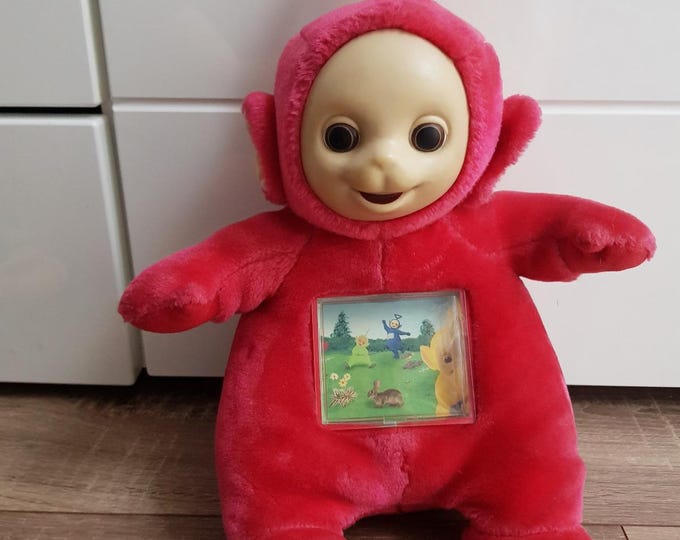 Red Teletubby Po Plush Tomy Teletubbies Light and Sound Plays the ...