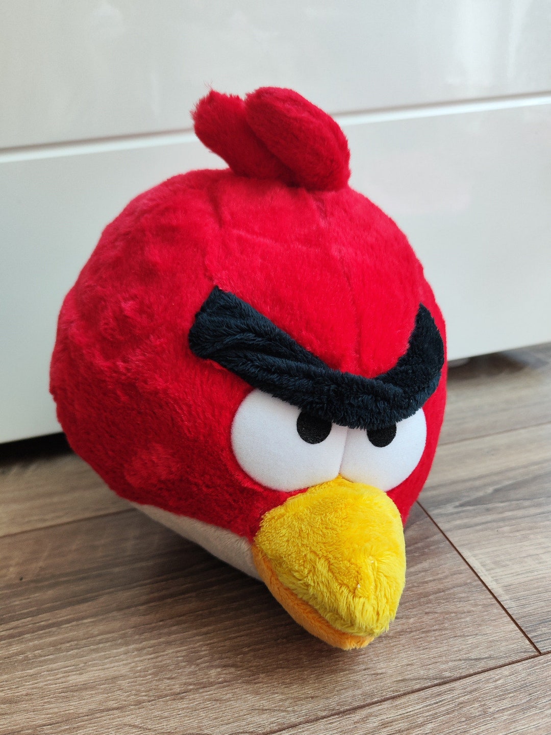 Angry Birds Red J. Bird Plush Cardinal Rovio TCC Global Vintage Soft ...