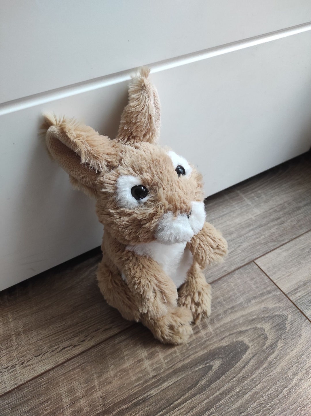 Toffifee Bunny Plush Stuffed Rabbit Beige Realistic Rabbit Soft Toy ...