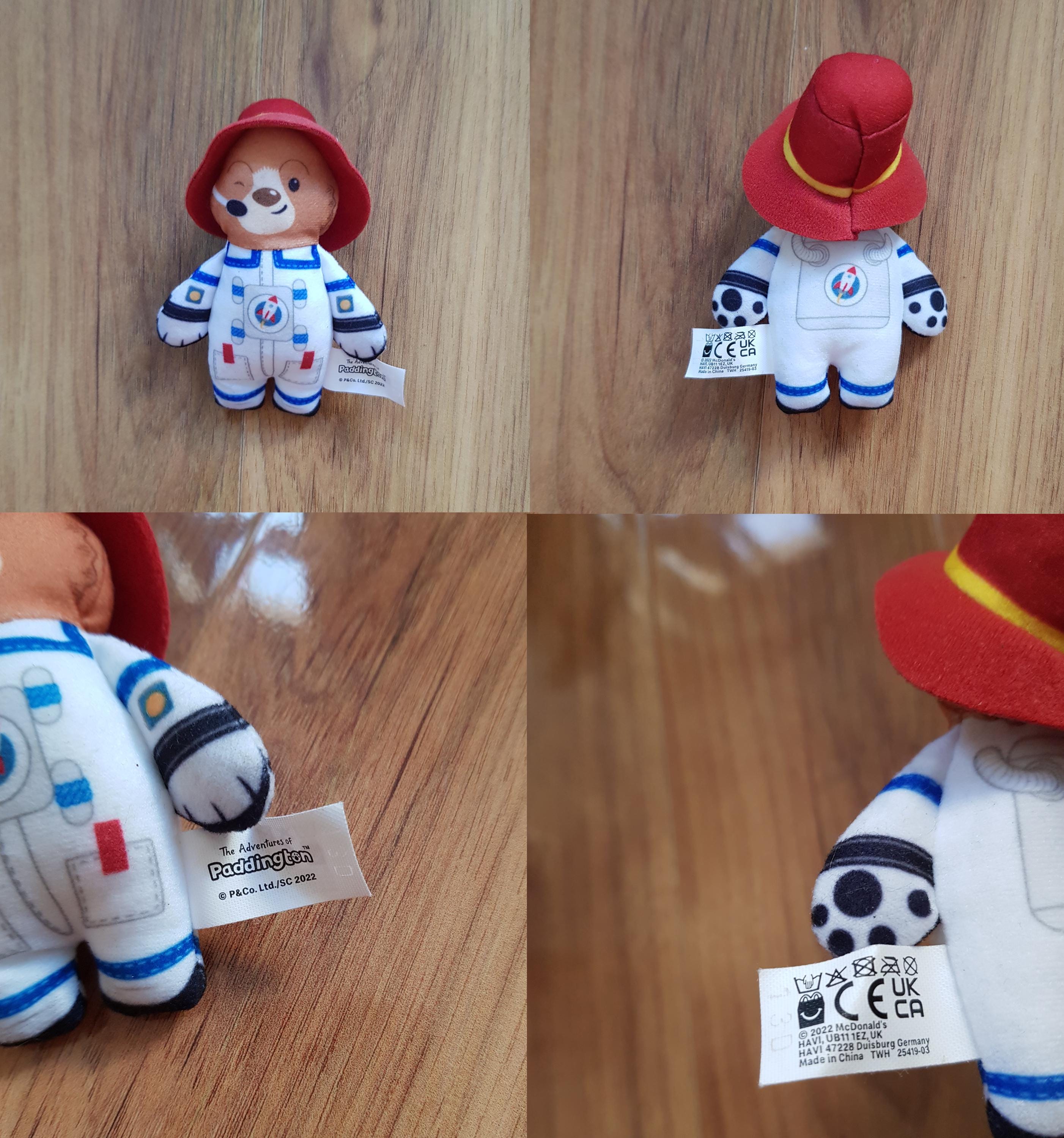 Mcdonald's Paddington Bear Plush Toy Happy Meal Wizard Magician ...